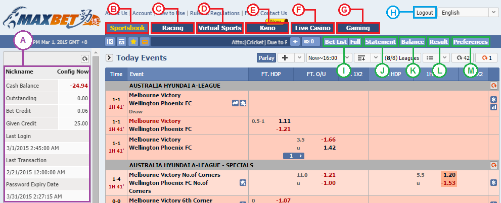 Cara Login Ibcbet | Fitur Menu Ibcbet / Maxbet - Useribcbet